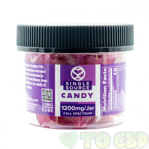 Full spectrum CBD Candy Gummy Cubes 300mg - CBD Marketplace - Shop the ...